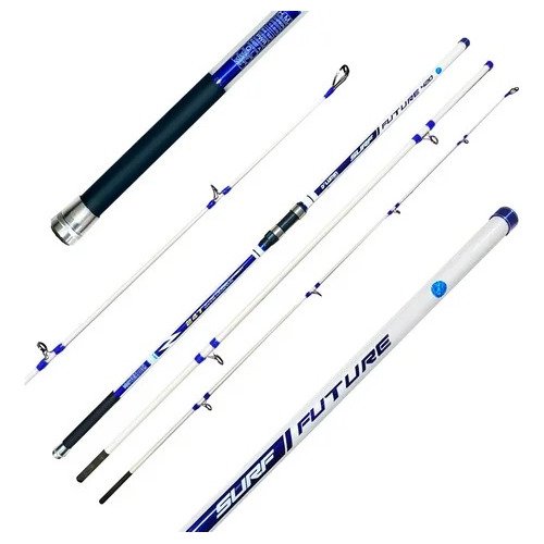 Vara Surf Future 4,20m (3partes) 100-200g - Tubular Azul