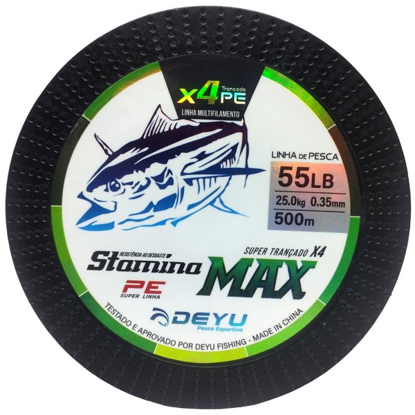 Linha Multifilamento Stamina MAX 4X PE | 300m Braid